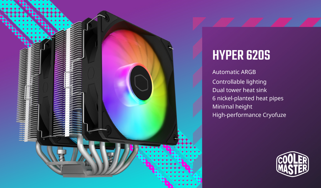 Cooler Master Hyper 620S 雙塔式風冷散熱器