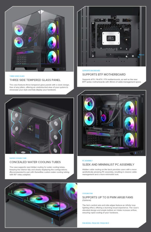GAMEMAX Infinity Plus BK Case – RAMBoxs Technology Ltd