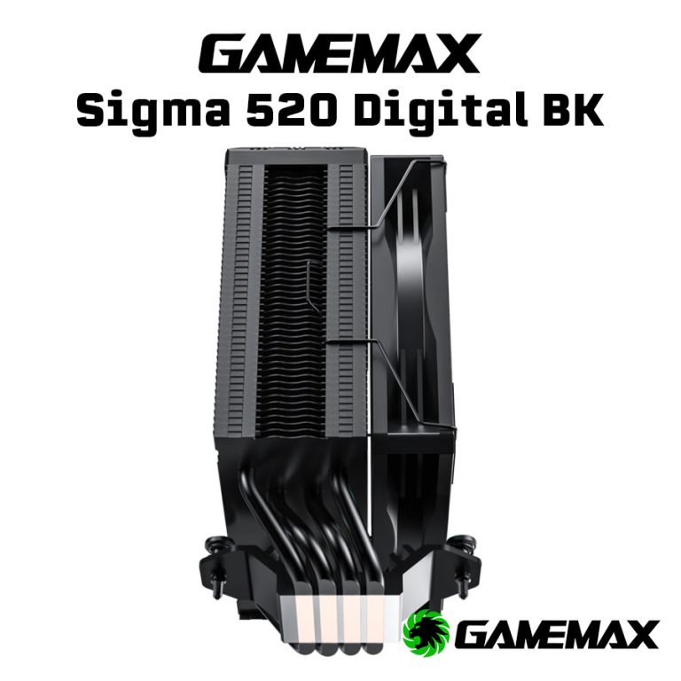GAMEMAX Sigma 520 Digital BKCPU Air Cooler – RAMBoxs Technology Ltd