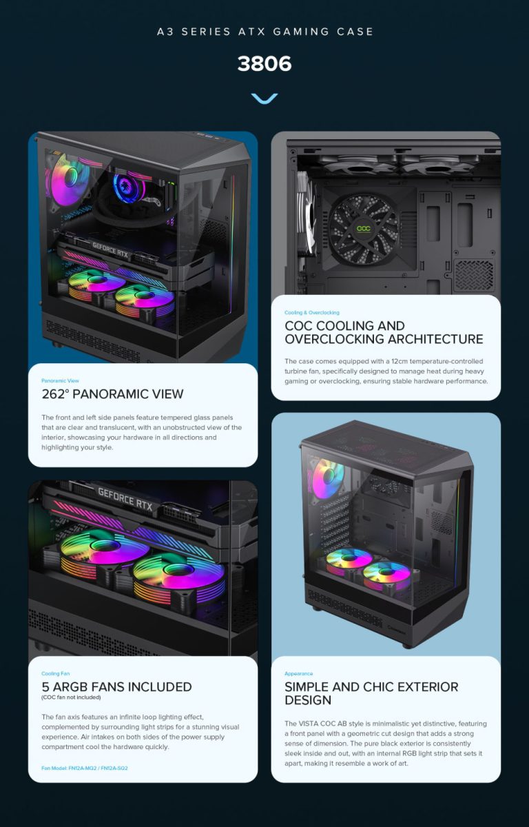 GAMEMAX Vista COC AB Case – RAMBoxs Technology Ltd